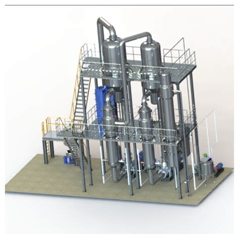 Liquid Evaporator Mvr Falling Film Vacuum Evaporator High Efficient Mvr