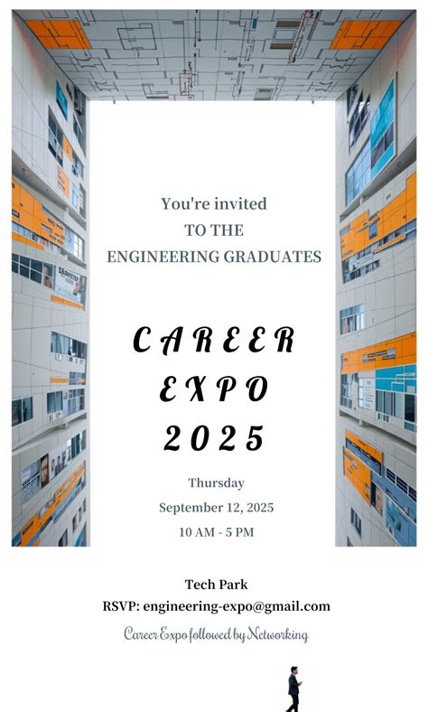 Engineering Graduates Career Fairs Invitation Template Ai Designs By
