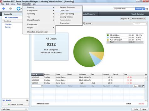 How To Print Reports In Quicken 2013 Dummies