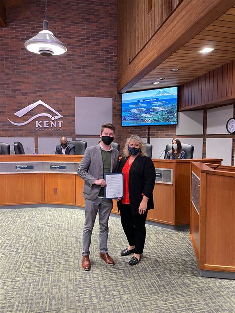 This Evening Kyler Morrison From City Of Kent Government