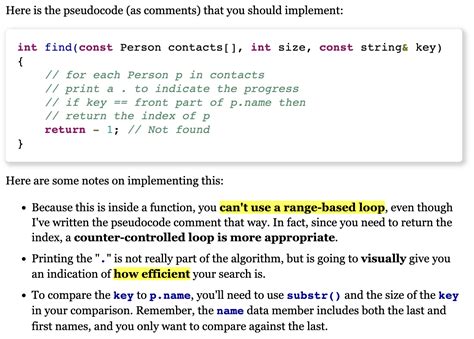 Solved Your Job Is To Complete The Find Function Which Chegg Com