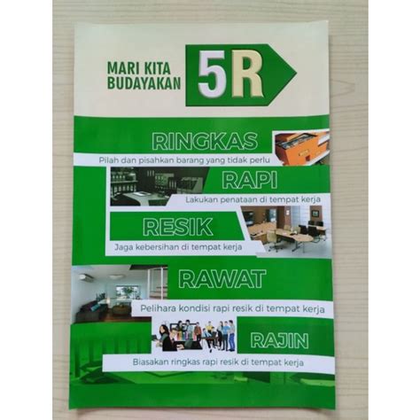 Jual Poster Mari Kita Budayakan 5r Shopee Indonesia