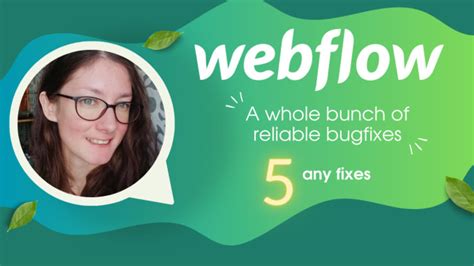 Fix Any Webflow Html Css Issues By Pochatok Fiverr