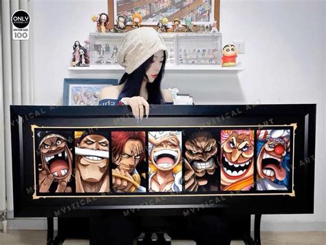 [instock] One Piece Yonko Art Frame Hobbies And Toys Toys And Games On Carousell