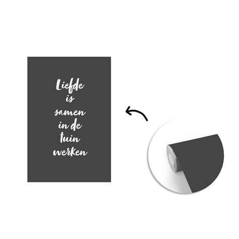 Papier Peint Lamour Cest Travailler Ensemble Dans Le Jardin Texte Amour Lunité De 1