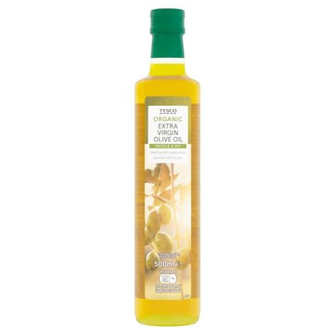 Tesco Organic Extra Virgin Olive Oil 500ml Tesco Groceries