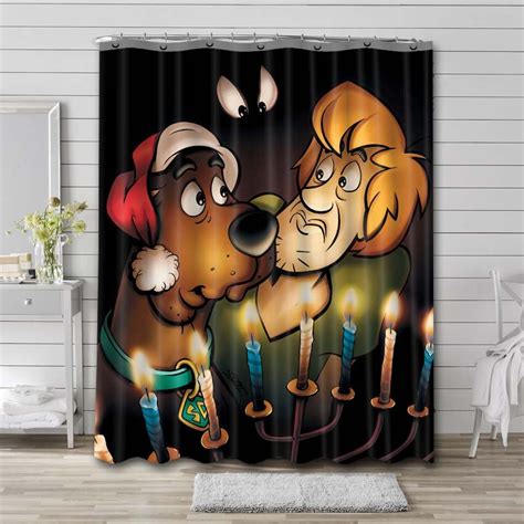 Scooby Doo Shaggy Shower Curtain Waterproof Polyester