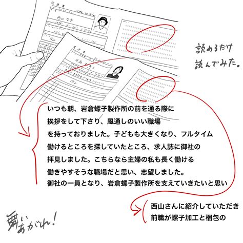 お寿司・そば㌠🍣🐟🦕 カモガウィー On Twitter Rt Pusuda5555 履歴書に志望動機がびっしり書いてあってすごい