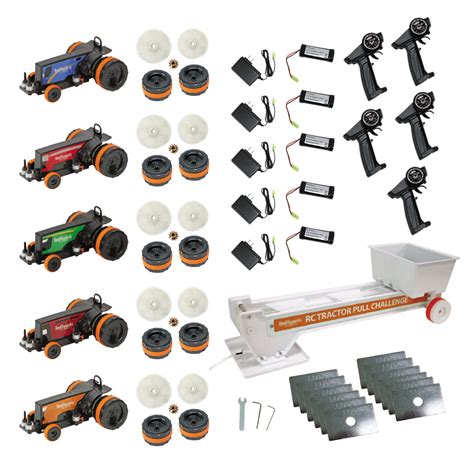 RC Tractor Pull Challenge 5 Pack With Pulling Sled Editmicro