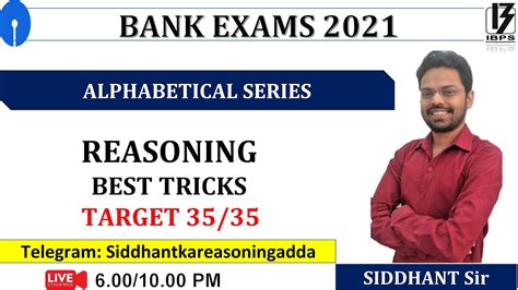 Alphabetical Series Part 1 Best Tricks Bank Exams 2021