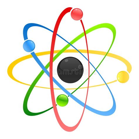 Het Embleem Van Het Atoom Vector Illustratie Illustration Of Atoom
