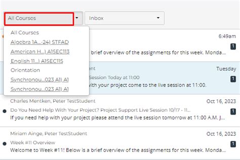 Filter Your Inbox Student Help