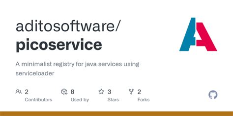 Github Aditosoftwarepicoservice A Minimalist Registry For Java