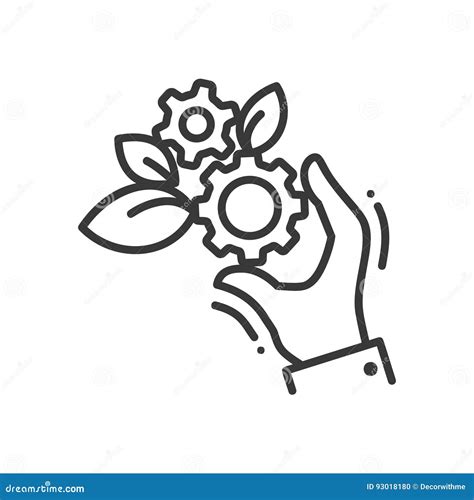 Automatism Icon From Personal Productivity Collection Simple Line Automatism Icon For Templates