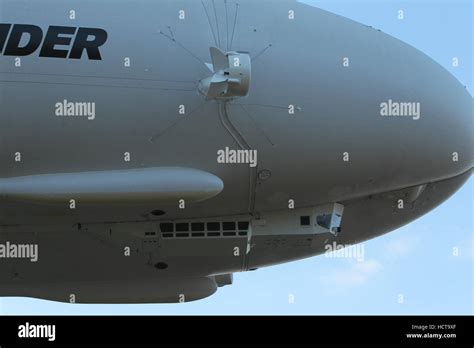 The Airlander The Worlds Largest Aircraft During It S Maiden Flight At Cardington Airfield