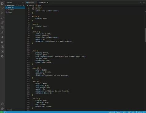 Building My Personal Website Using Html Css And Javascript Ruhan Quazi Posted On The Topic