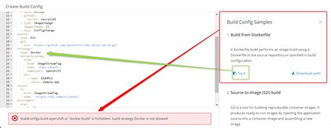 How Can I Specify Dockerfile Build In Buildconfig For Openshift Online