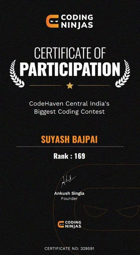 Suyash Bajpai On Linkedin Codingninja