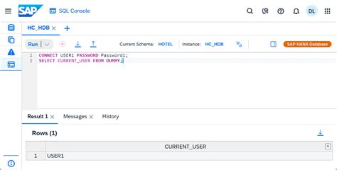 Query Databases Using The Sql Console In Sap Hana Cloud Central Sap