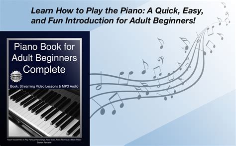 Piano Book For Adult Beginners Complete Teach Yourself How To Play