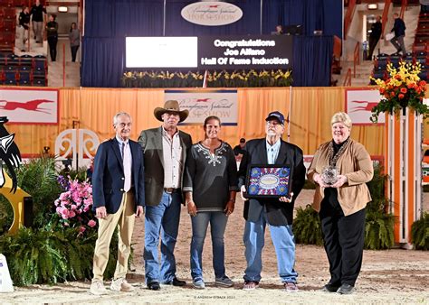 Joe Alfano Dr Csaba Magassy And McLain Ward Inducted Into