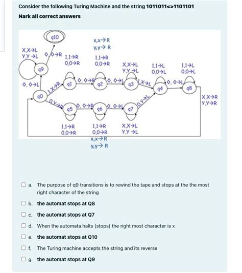 solved consider the following turing machine and the string