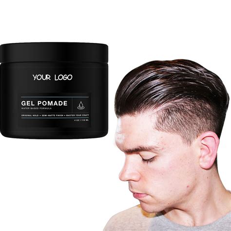 Custom Logo Men Curly Hair Hair Wax Control Pomade China Cosmetic