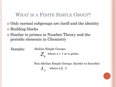 Ppt Finite Simple Groups Powerpoint Presentation Free Download Id