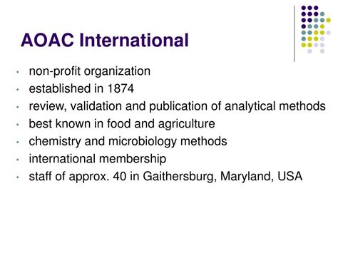 Ppt The Aoac International Rapid Methods Validation Process