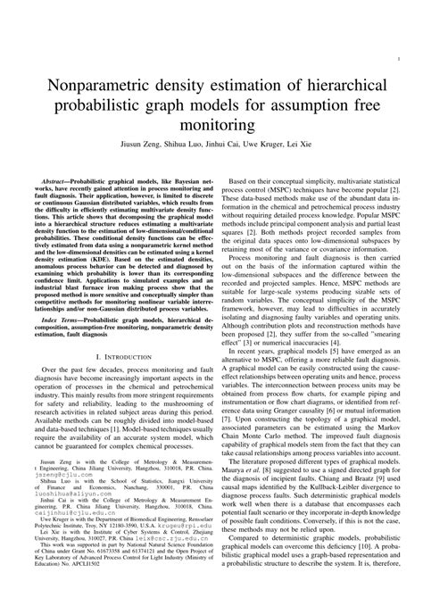 Pdf Nonparametric Density Estimation Of Hierarchical Probabilistic