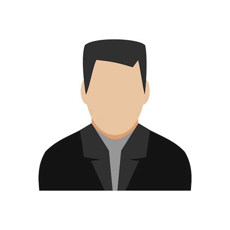 Premium Vector New Man Avatar Icon Isolated On White Background