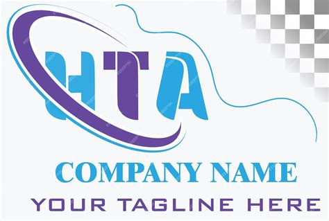 Premium Vector Hta Letter Logo Design