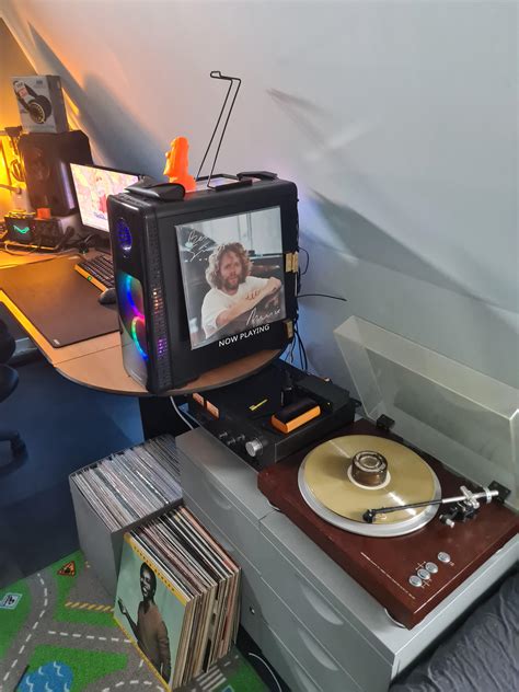 My Analog Setup Amplifier From The 70s Drives A Sub And Tannoy System