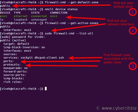 How To Set Up A Firewall Using Firewalld On Rhel 8 Nixcraft