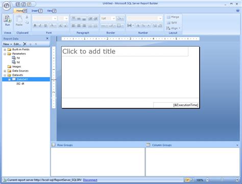 Sql Ssrs Must Declare Scalar Variable Error Query Data Set Stack Overflow