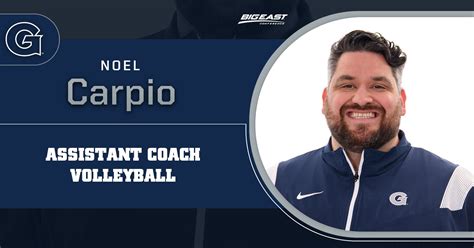 Noel Carpio Joins Georgetown Volleyball Staff Georgetown University