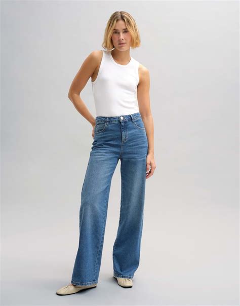 Wide Leg Jeans Mivy blau online bestellen | OPUS Online Shop