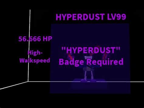 HYPERDUST LV99 Showcase Sans Game REMAKE Roblox YouTube