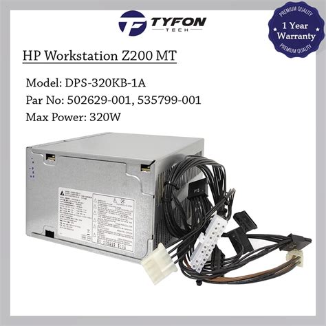 พาวเวอรซพพลาย HP Workstation Z200 MT PSU 320W 502629 001 535799 001