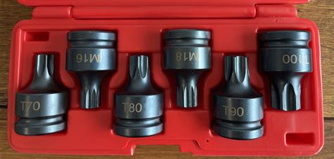 3 4 Inch Drive Torx Spline Set