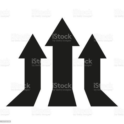 위쪽 화살표 비즈니스 팀 기호입니다 성장 차트 기호입니다 벡터 그림입니다 1위에 대한 스톡 벡터 아트 및 기타 이미지 1위 개념 개발 Istock