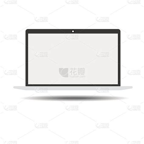 计算机显示器矢量图。