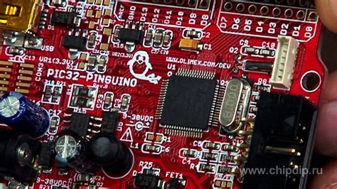 Pic32 Pinguino Arduino Compatible Pic32 Board Youtube