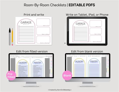 Adhd Decluttering Bundle 30 Day Declutter Challenge Room By Etsy