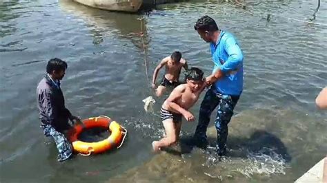 Ujjain News शिप्रा नदी में डूब रहे थे दो बालक एसडीआरएफ जवानों ने बचाई
