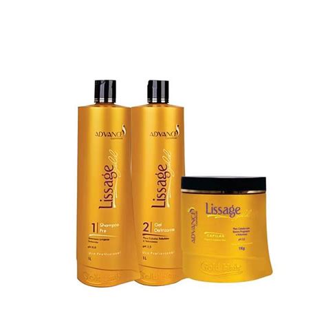 Lissage Gold Advance Gold Hair Kit Progressiva E Botox Gold Hair