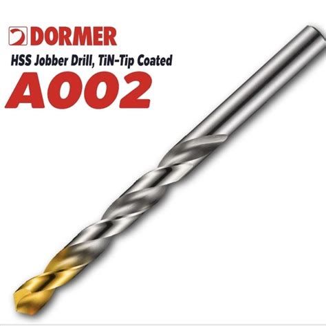 Dormer ดอกสว่านเจาะเหล็ก เจาะสแตนเลส สเตนเลส เหล็กแข็งไฮสปีด ชุบไทเทเนียม A002 1 0 มิล 8 5
