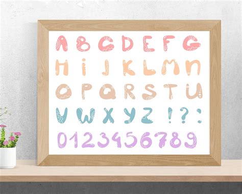 Alphabet Font Svg Letters And Numbers Svg Png Cut File Etsy