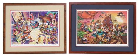 2 Warner Bros Looney Tunes Signed Lithographs Sold At Auction On 9th