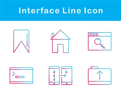 Interface Vector Icon Set 20653157 Vector Art At Vecteezy